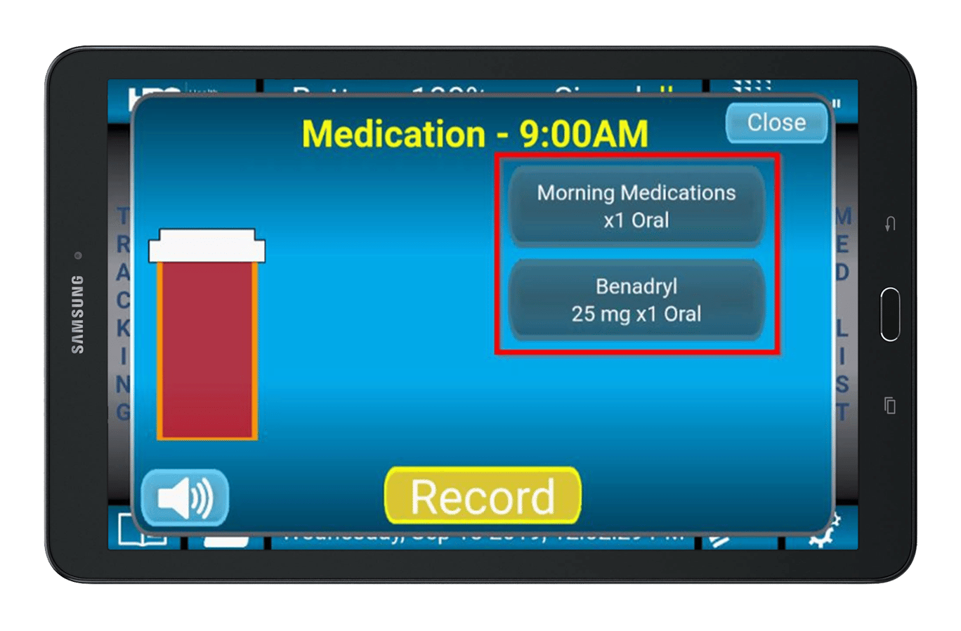 Medication Interface | Health Recovery Solutions